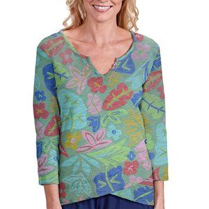 fresh produce | Tops | Fresh Produce Rainbow Blooms Lagoon Jordan Top ...
